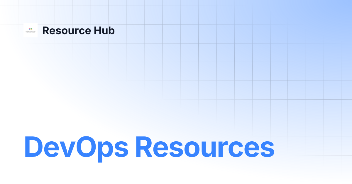DevOps Resources | Resource Hub